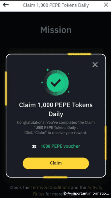 🐸💰 FREE 1000 $PEPE Tokens Daily?! YES PLEASE! 💰🐸 Who d | important information on Binance Square