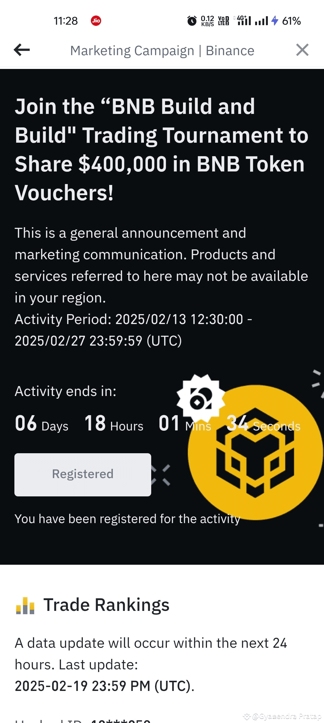 #BNB #Pi launch date #AirdropAlert click here.... https:/ | Gyanendra Pratap on Binance Square