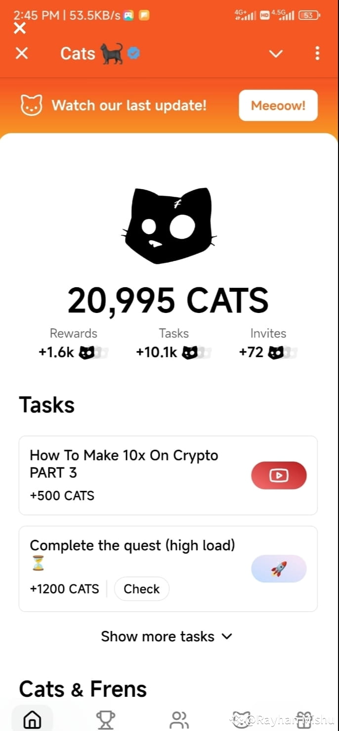 #Cats $BNB $ETH $BTC | RayHan MisHu on Binance Square