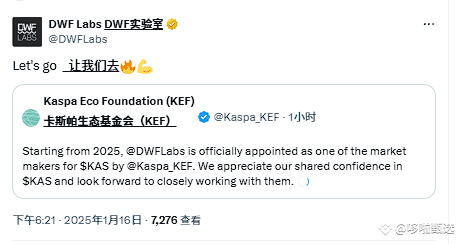 DWF becomes the market maker of $KAS Dancing with DWF, you | 牛马牧羊 on ...
