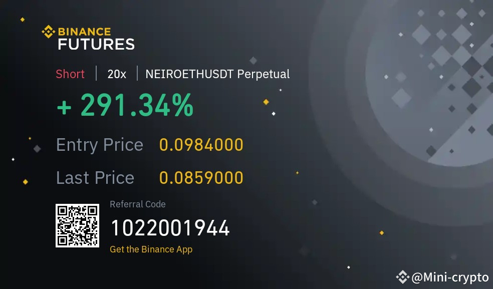 $NEIROETH lets go together hell and moon💪 | Mini-crypto on Binance Square