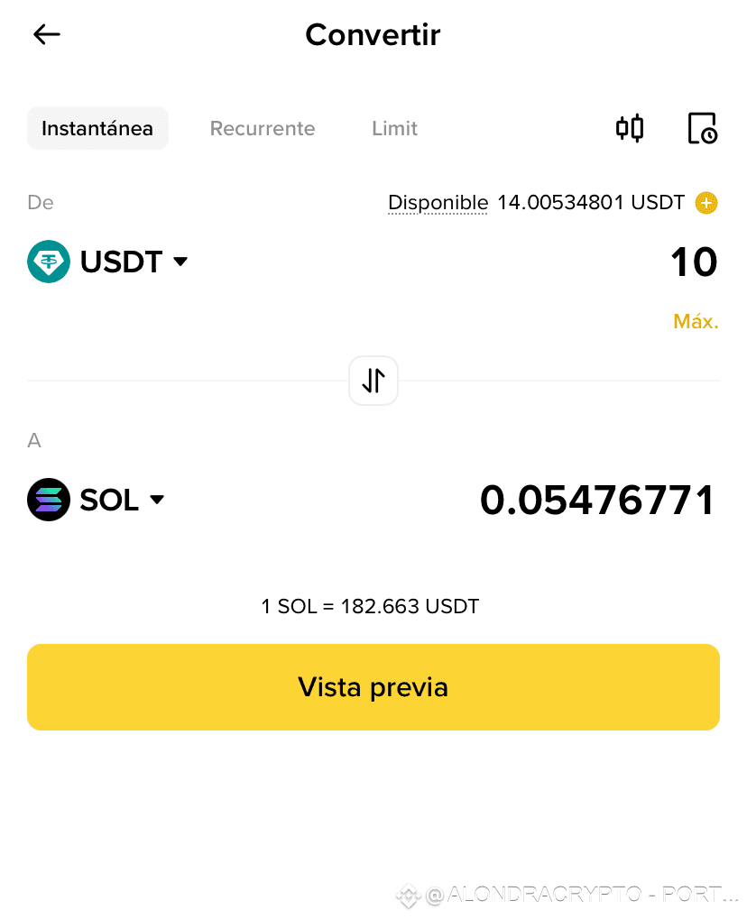 $SOL 🔸"Convert" on Binance is an instant cryptocurrency exc ...