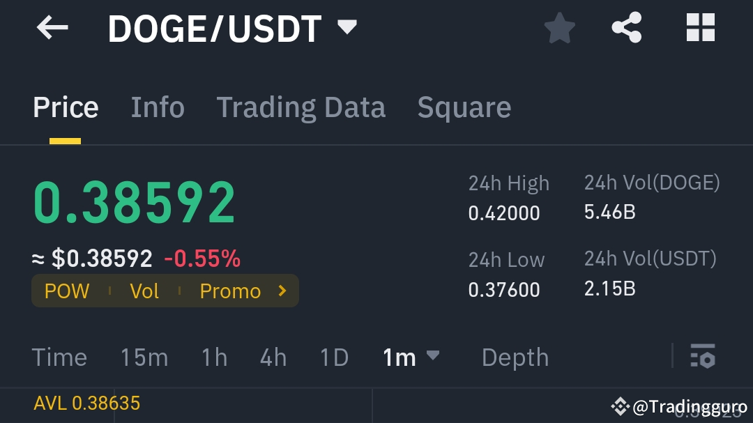 DOGE/USDT Market Overview: Current Trends on Binance The DOGE/USDT trading pair on Binance show ...