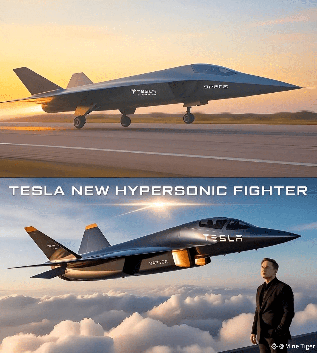 🚀 Tesla’s Hypersonic Jet: Elon Musk’s Boldest Move | Mine Tiger on ...