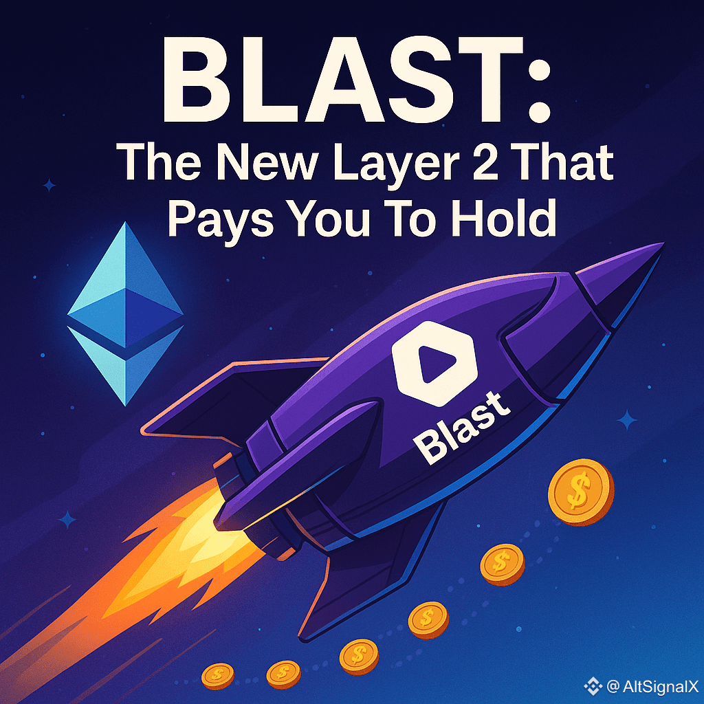 Blast: A New Layer 2 That Pays for Storage The Blast projec | AltSignalX on Binance Square