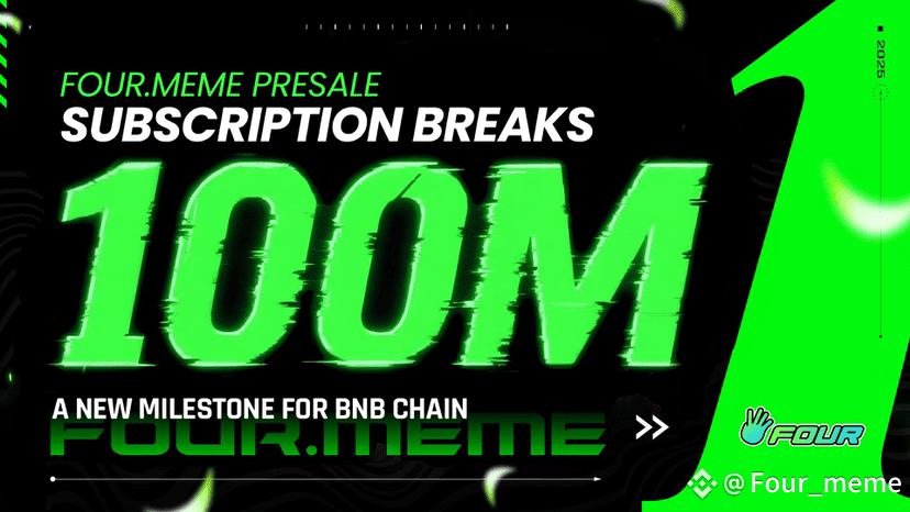 🚨 Milestone Unlocked: Four.meme Presale $USD1 Subscriptions | Four_meme ...