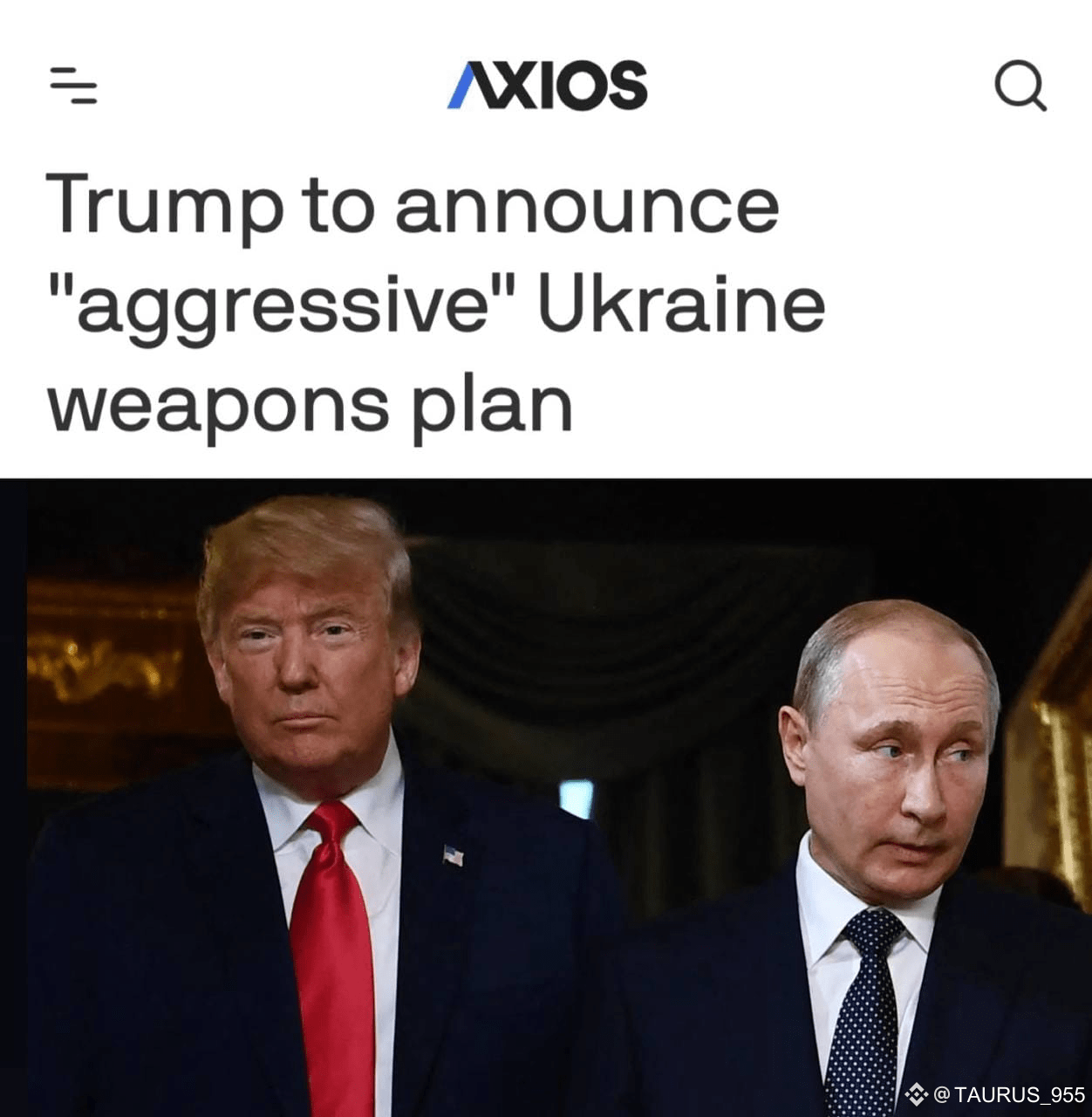 «Trump will announce an 'aggressive' plan for arms supplies | TAURUS ...