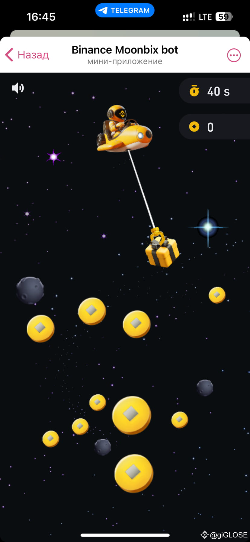Moonbix game from Binance for telegram. Official game from t | giGLOSE on Binance Square