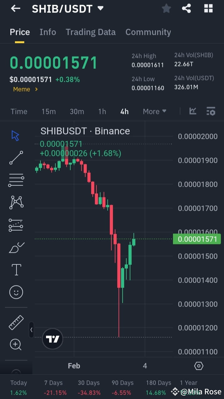 $SHIB /USDT Bull Run Alert !💯🔥 Ready to Catch the Waves | Mila Rose on Binance Square