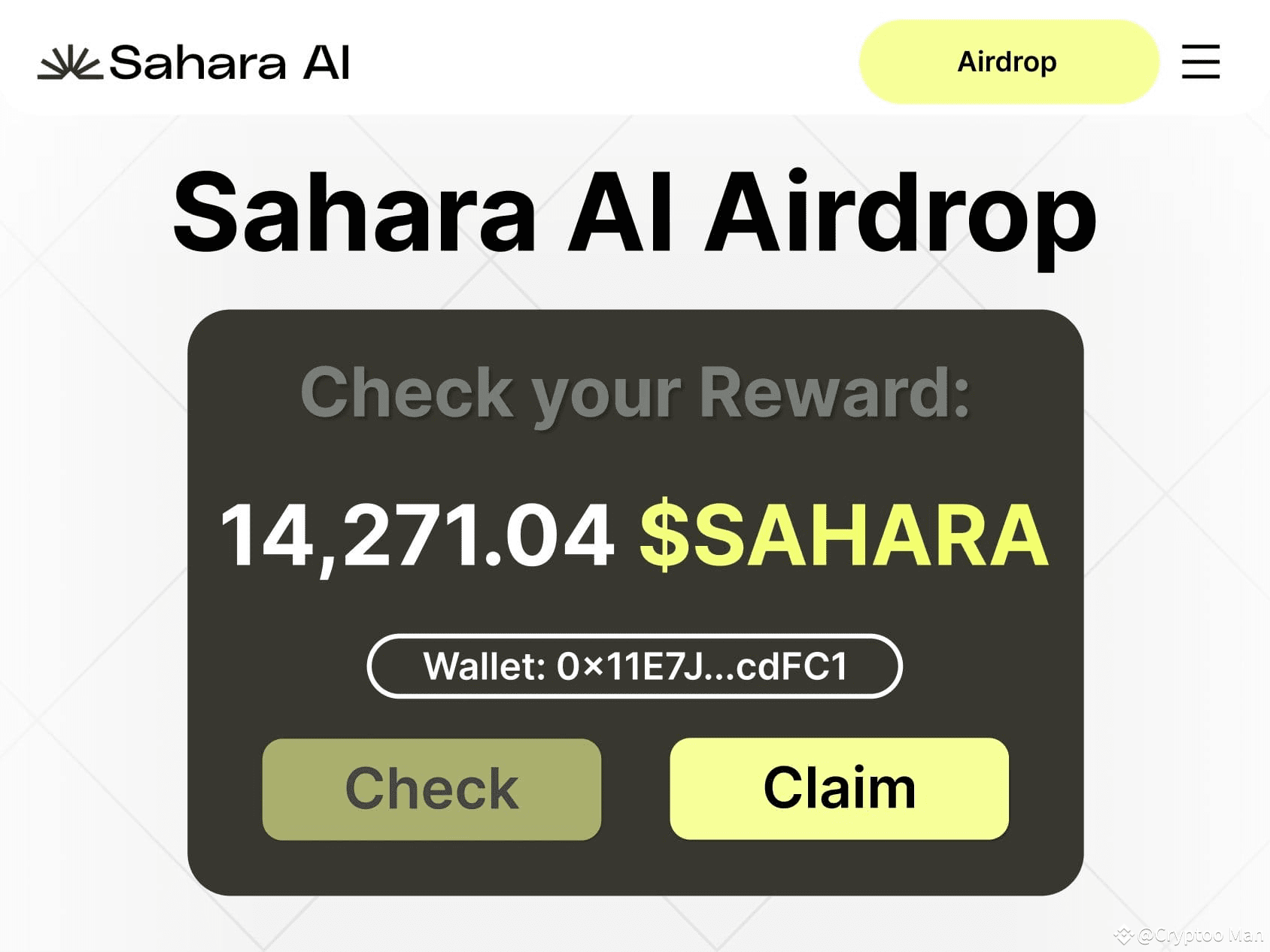 BIG AIRDROP - SAHARA AI Confirmed! - Time: 3-6 min - Cost: | Cryptoo Man on Binance Square