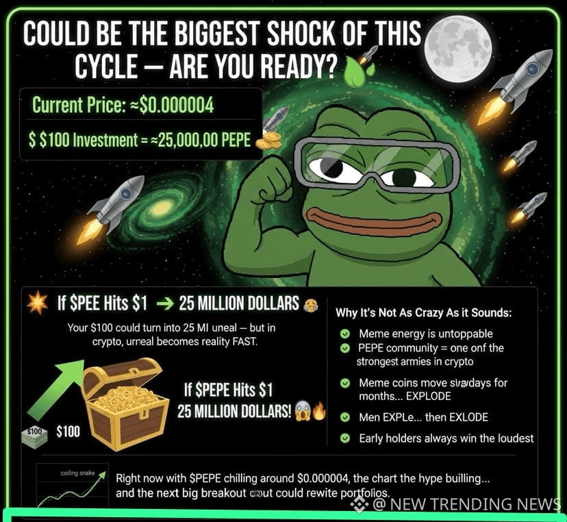 🐸💎 $PEPE ALERT READY TO RIDE THE WAVE? Current Price: | NEW TRENDING ...