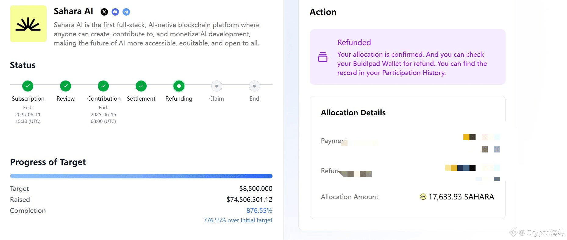 Sahara Al is finally coming! I saw that OKX released a coin | Crypto海绵 ...