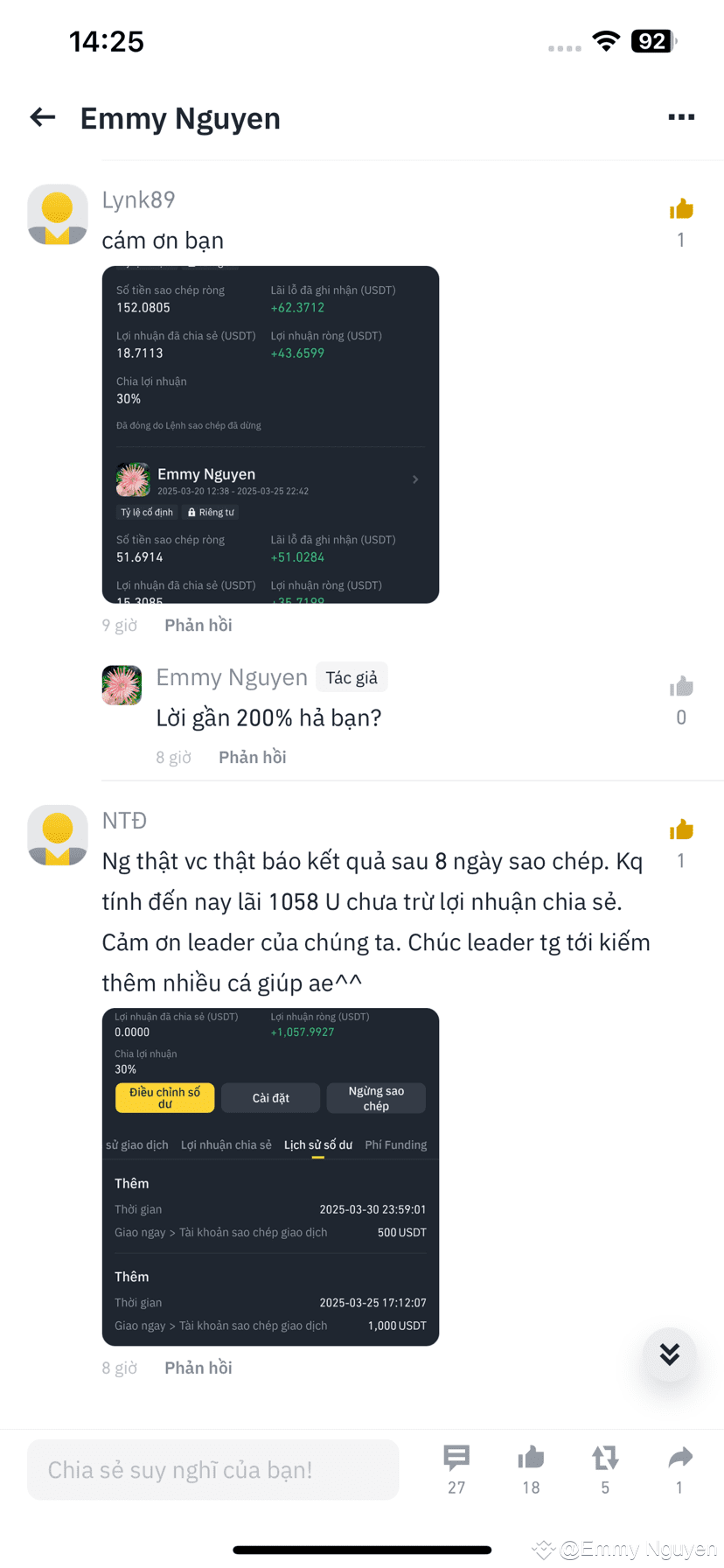 The result of 1 member in the group who copied and sent to E | Emmy ...