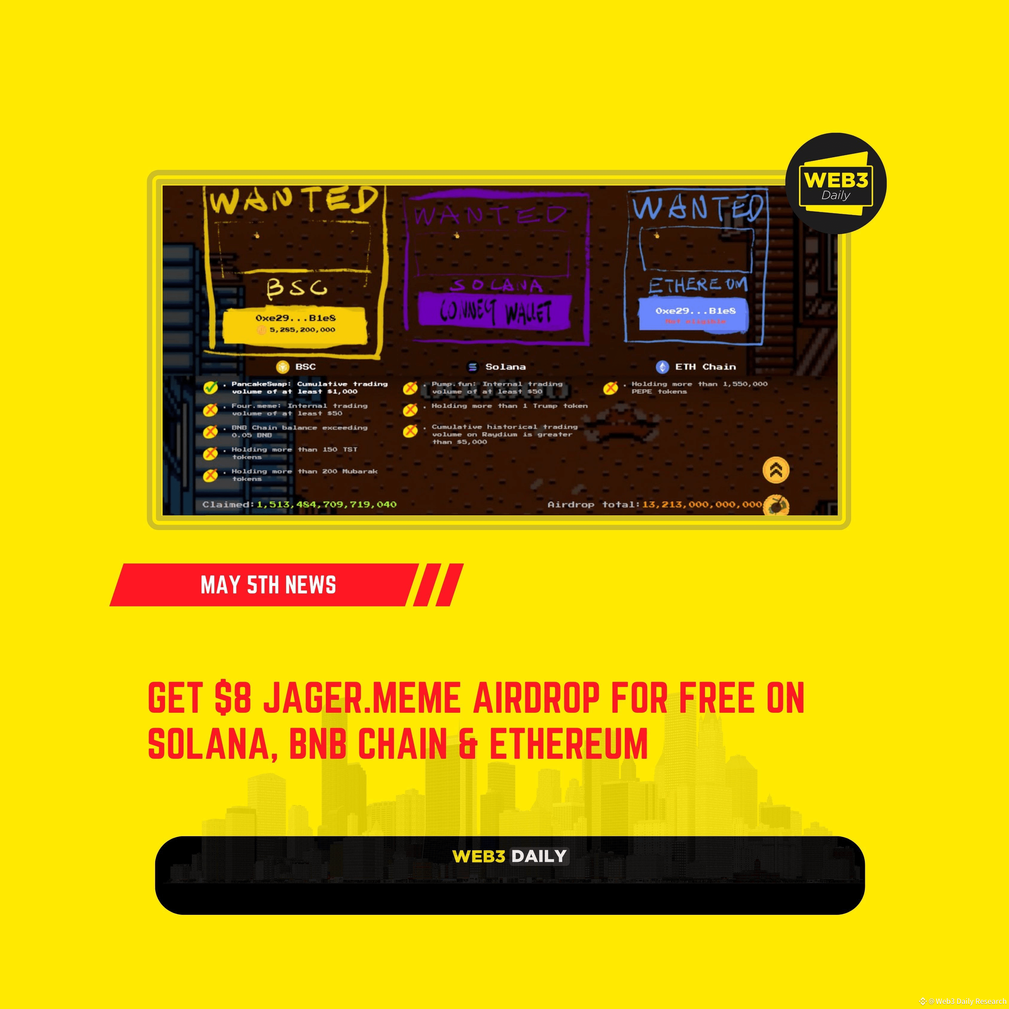 This coin is still available for free claiming (around $8) e | Web3 Daily Research on Binance Square