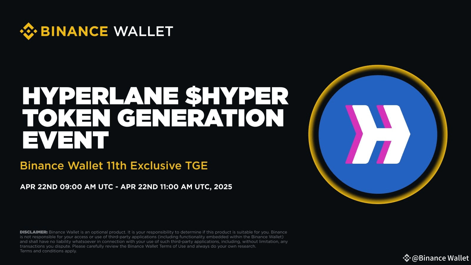 Join the 11th Exclusive Token Generation Event (TGE) on #Bin | Binance ...