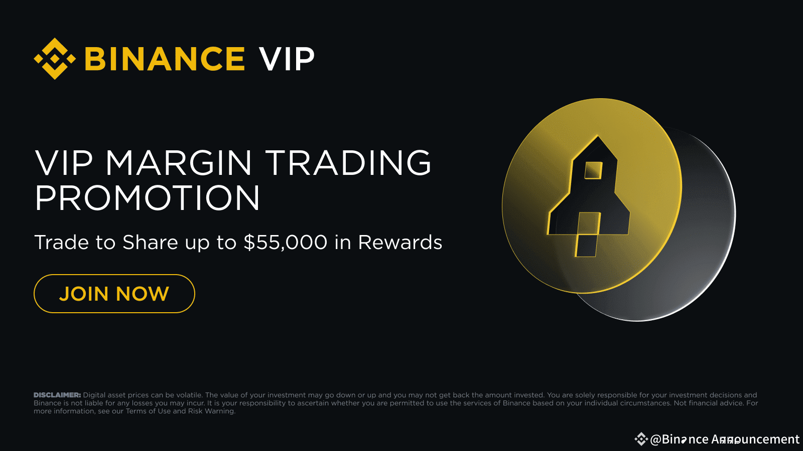 Binance VIP Margin Trading Promotion: Trade to Share up to $55,000 in ...