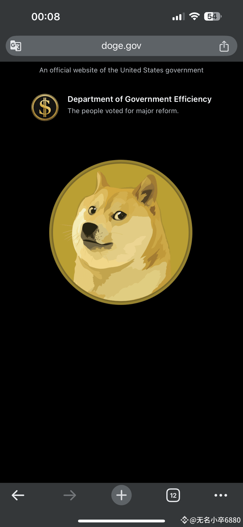 $DOGE Let's go, doggo | 无名小卒6880 on Binance Square
