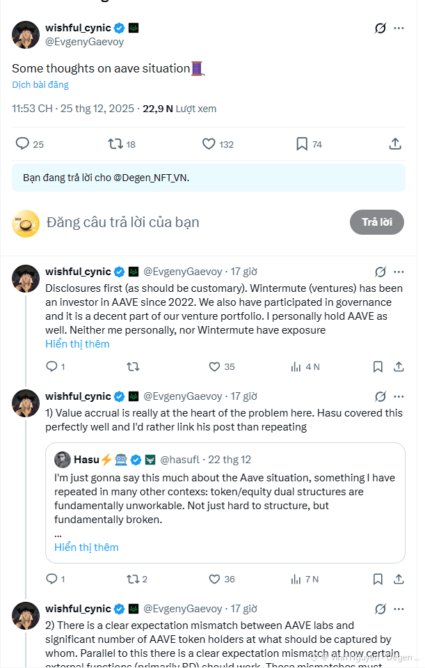 🚨 BREAKING: Wintermute founder Evgeny Gaevoy has announced | Vinh ...