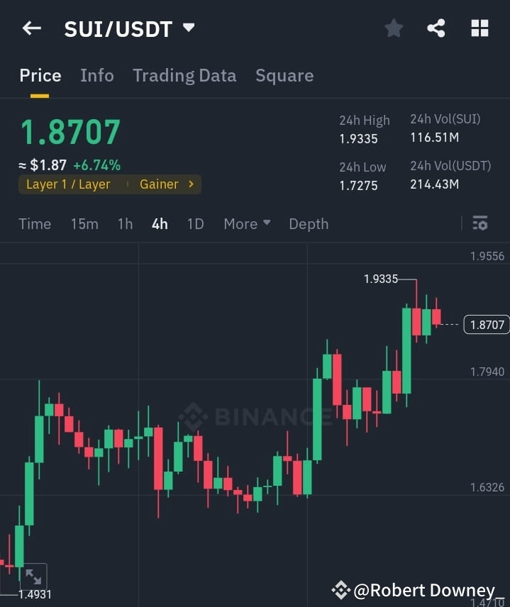 Here's a technical analysis report for the $SUI /USDT pair b | Robert Downey_ on Binance Square