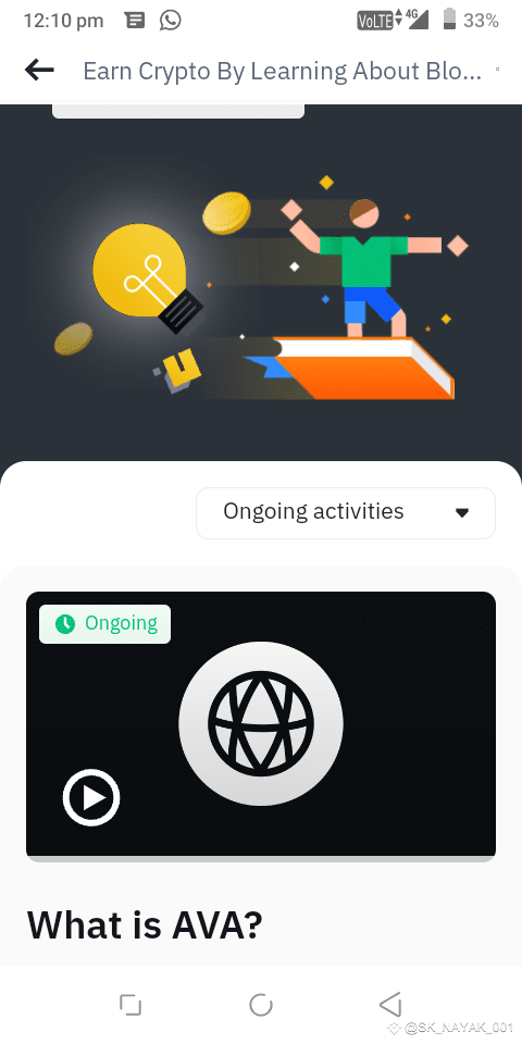 Hello Everyone Friends, you can get AVA reward in Learn and | SK_NAYAK ...