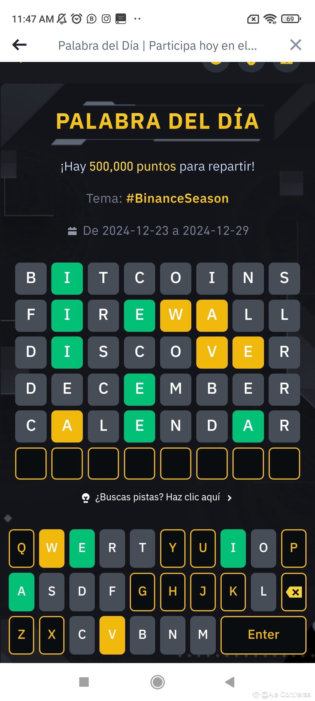 Who helps me with the word please ️🎀🎁 | Ale Contreras on Binance Square