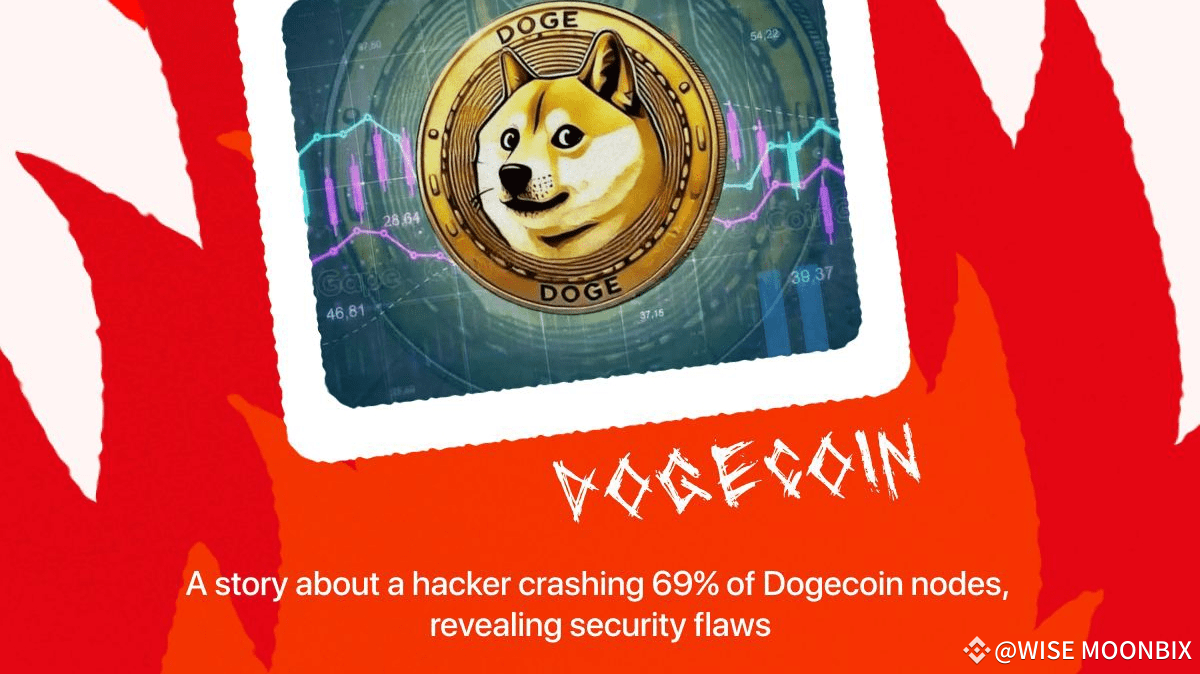 Dogecoin’s Bark Turns into a Whimper After 69% of Its Nodes Crash | WISE PUMPS on Binance Square