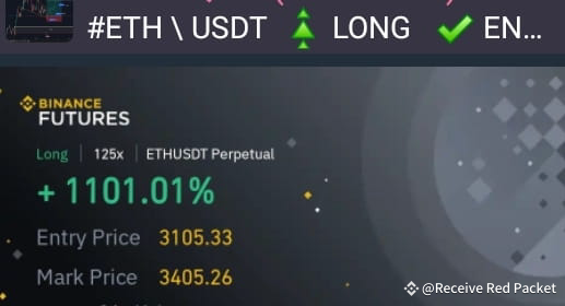 good profit my vip signals $ETH | Receive Red Packet on Binance Square