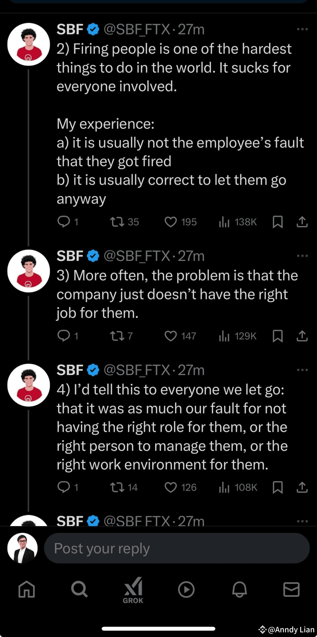 Is @SBF_FTX hinting a decline labor market index? When peopl | Anndy ...