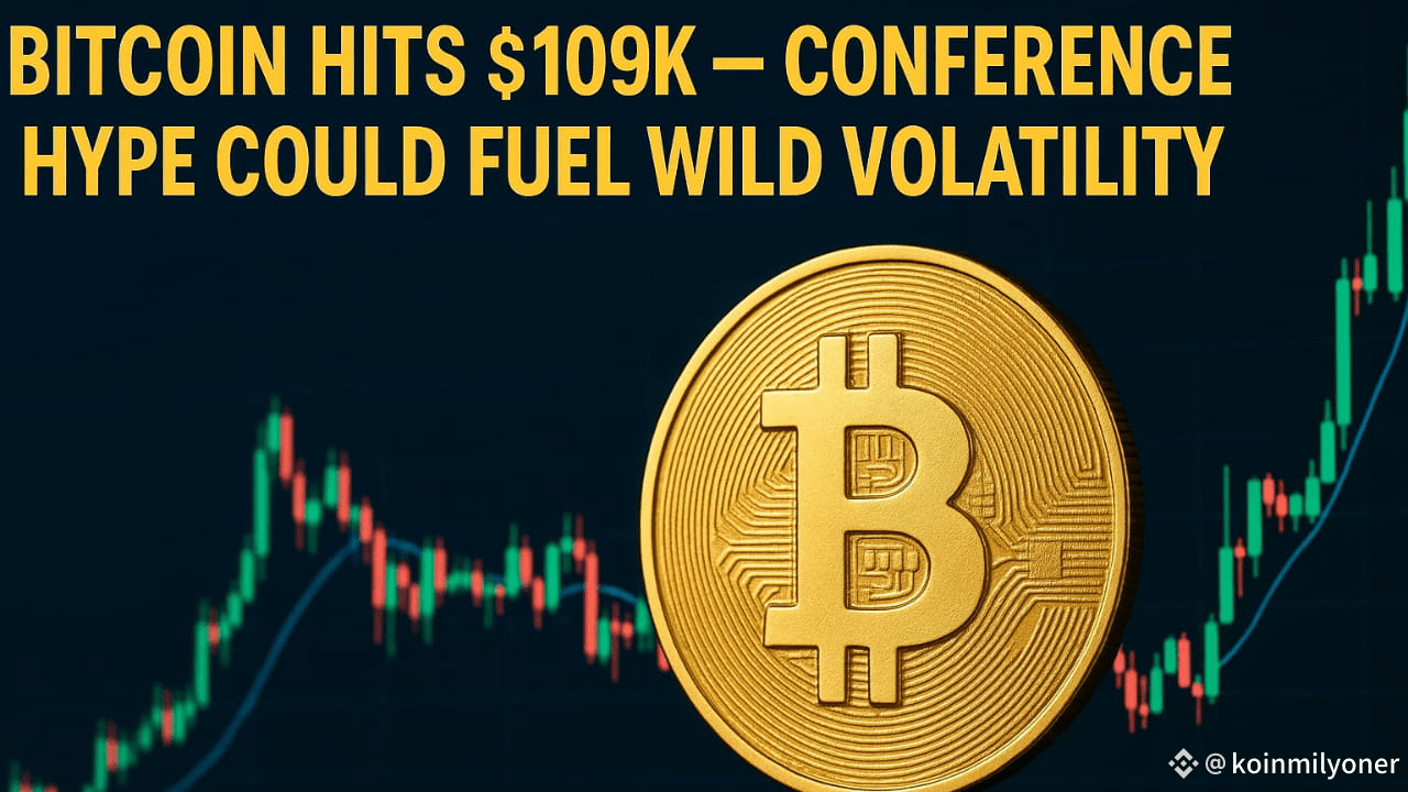 Bitcoin Hits $109K — Conference Hype Could Fuel Wild Volatility ...