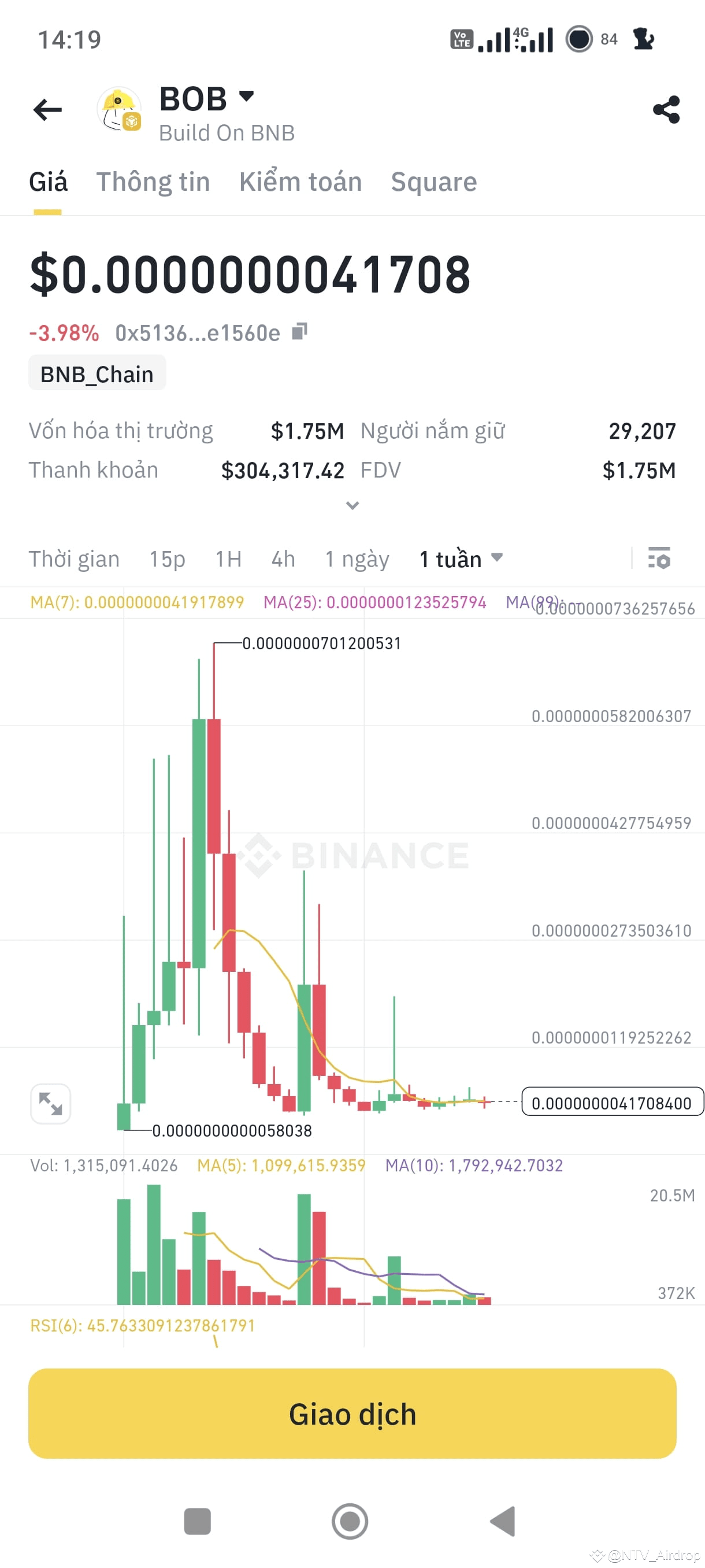 #BOB alpha x10 does not float, brothers | NTV_Airdrop on Binance Square