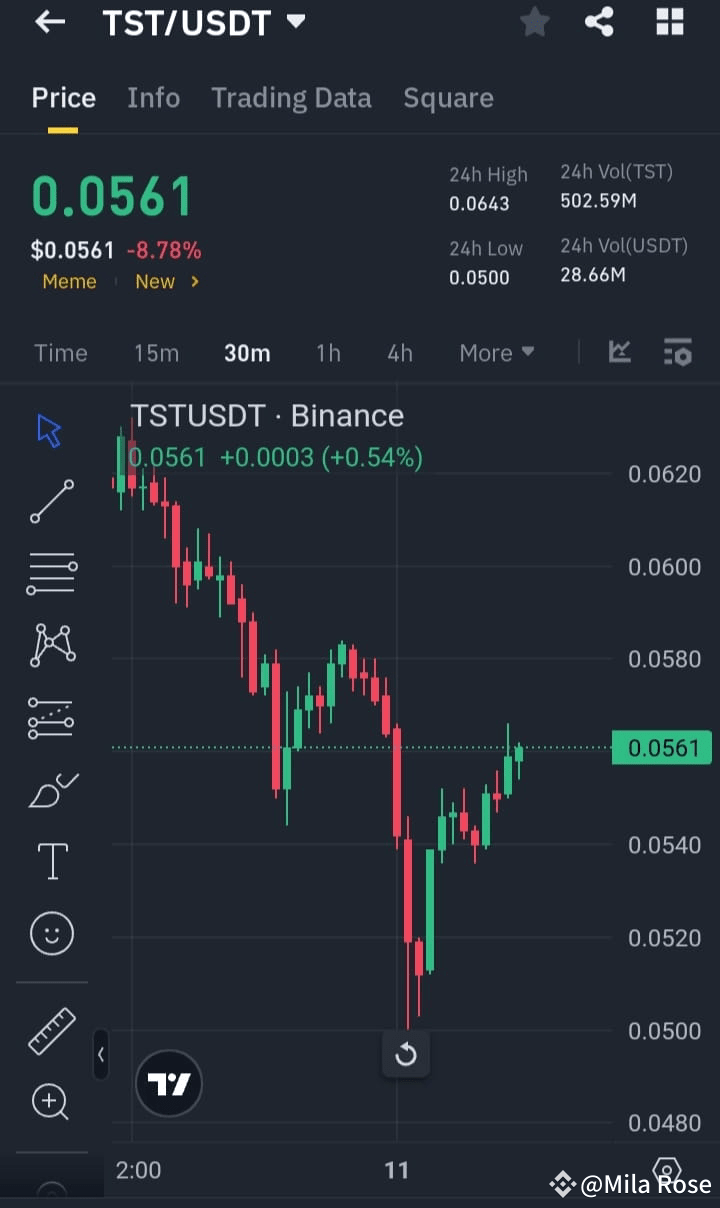 🚀 $TST /USDT Trading Update – Ride the Waves 📈or Short t | Mila Rose on Binance Square