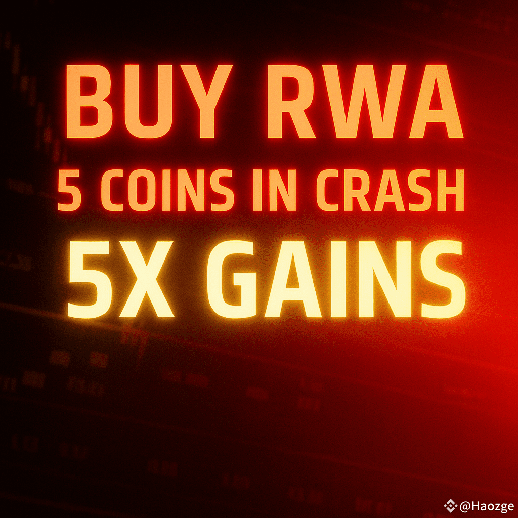 🚀 5 RWA 代幣可以 3-5 倍增值！ RWA 代幣的熱度正在上升，因爲它們正在將房地產、商品和債券在區塊鏈上 | 幣安廣場上的 Haozge