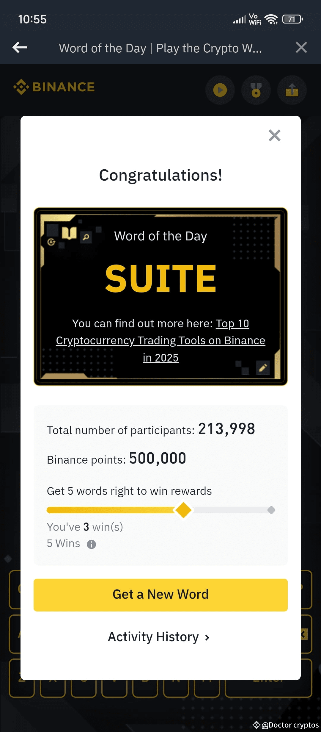Word of the day#claimshiba $SHIB | Doctor cryptos on Binance Square