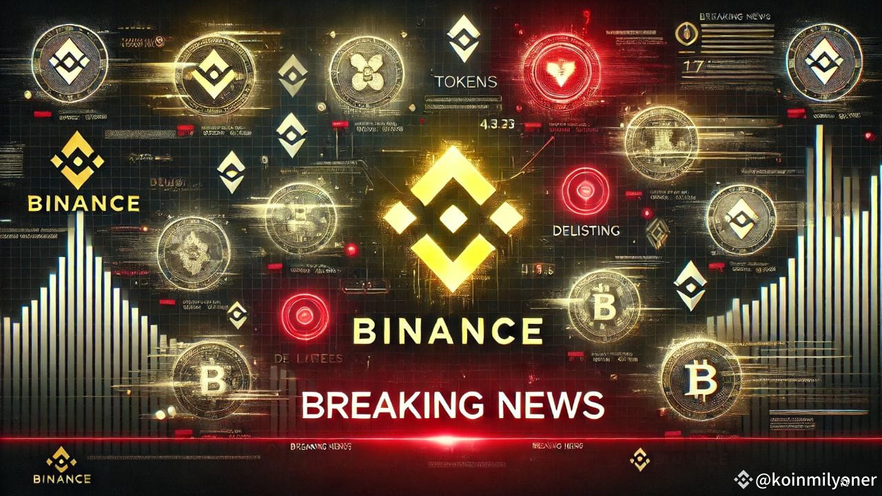 Binance Unveils 17 Tokens Facing Second Wave of Potential Delistings | koinmilyoner on Binance ...