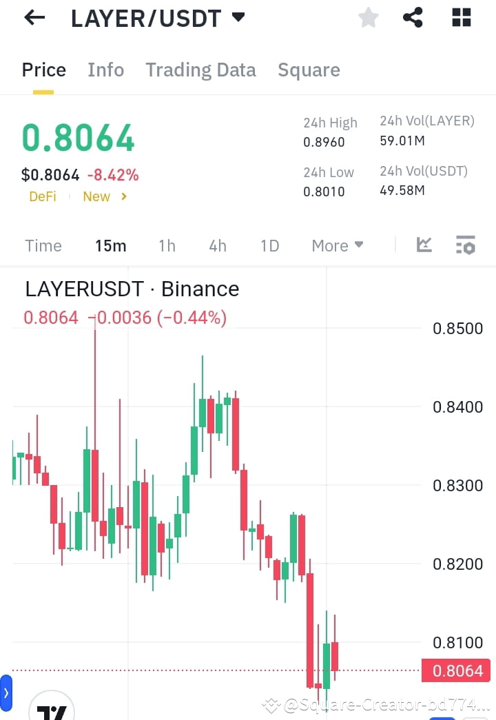 🔥 $LAYER /USDT Price Update – Is a Rebound Coming? 🚀 LAYE | Square-Creator-bd774793f on Binance ...