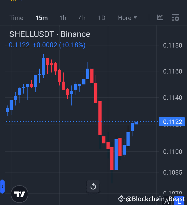 $SHELL /USDT – Early Reversal in Motion! 🌊🔥 Market Struct | Aliza_Crypto_786 on Binance Square