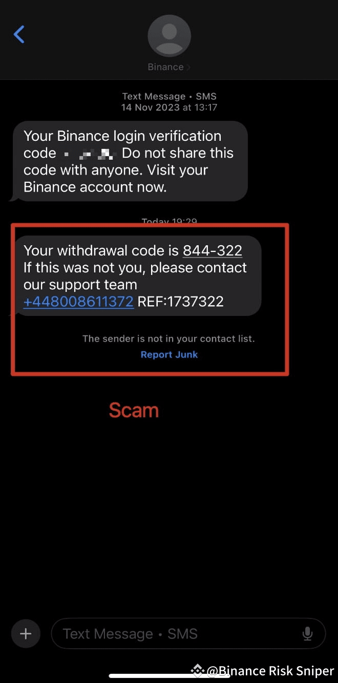 SCAM ALERT: Phishing SMS & WhatsApp scam trend in Great | Binance Risk ...