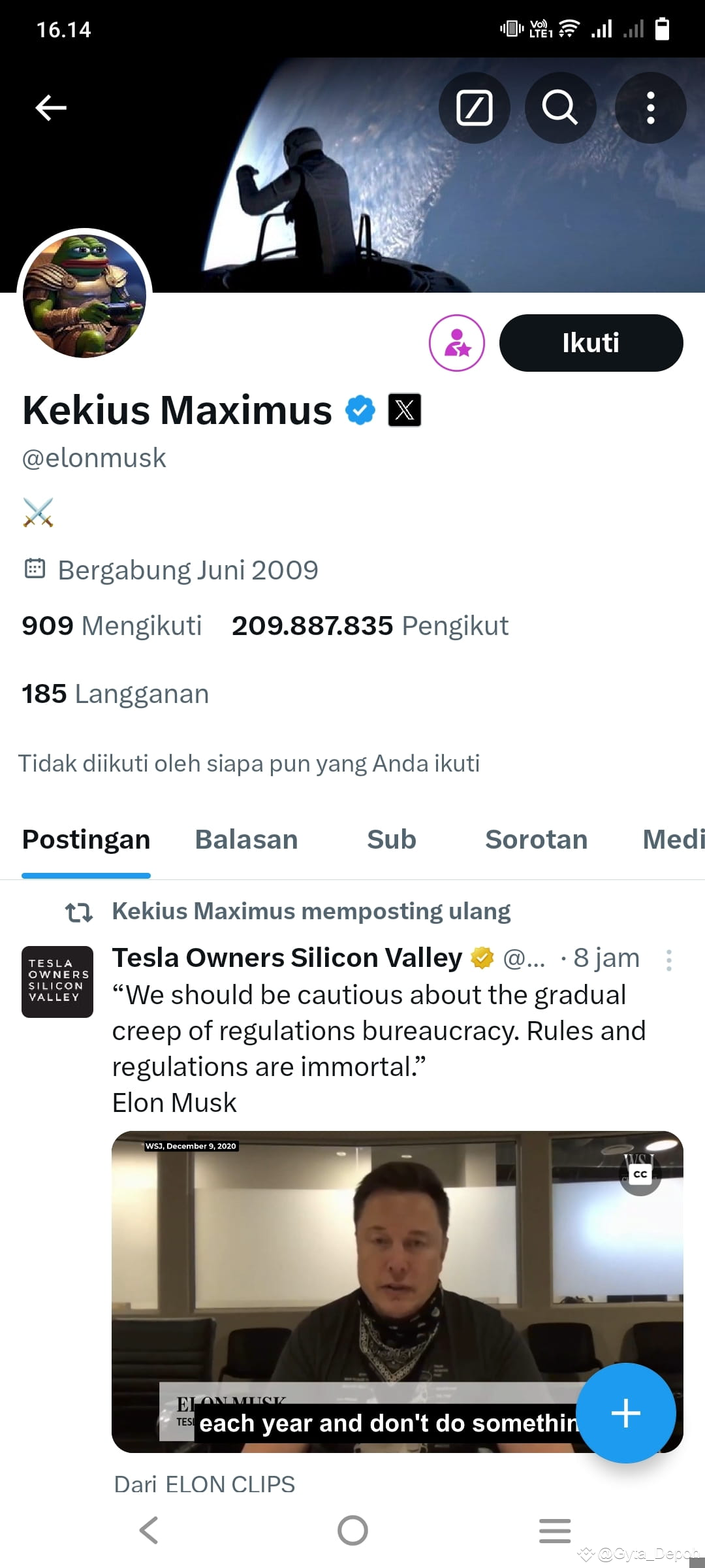 $PEPE code from elon musk who changed his name a few hours a | Gyta ...