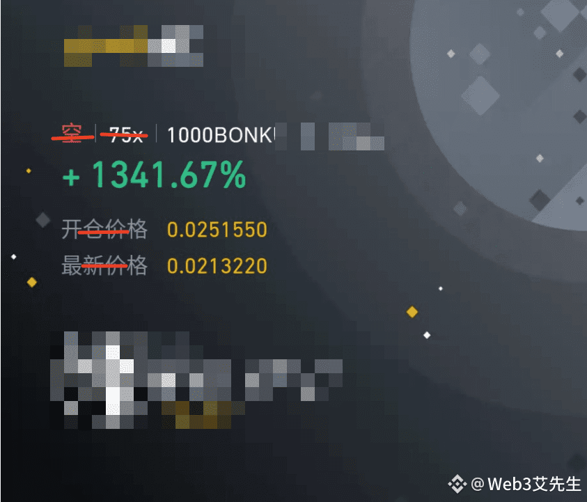 BONK long position precise layout, leading to a gain of over | Web3艾先生 ...