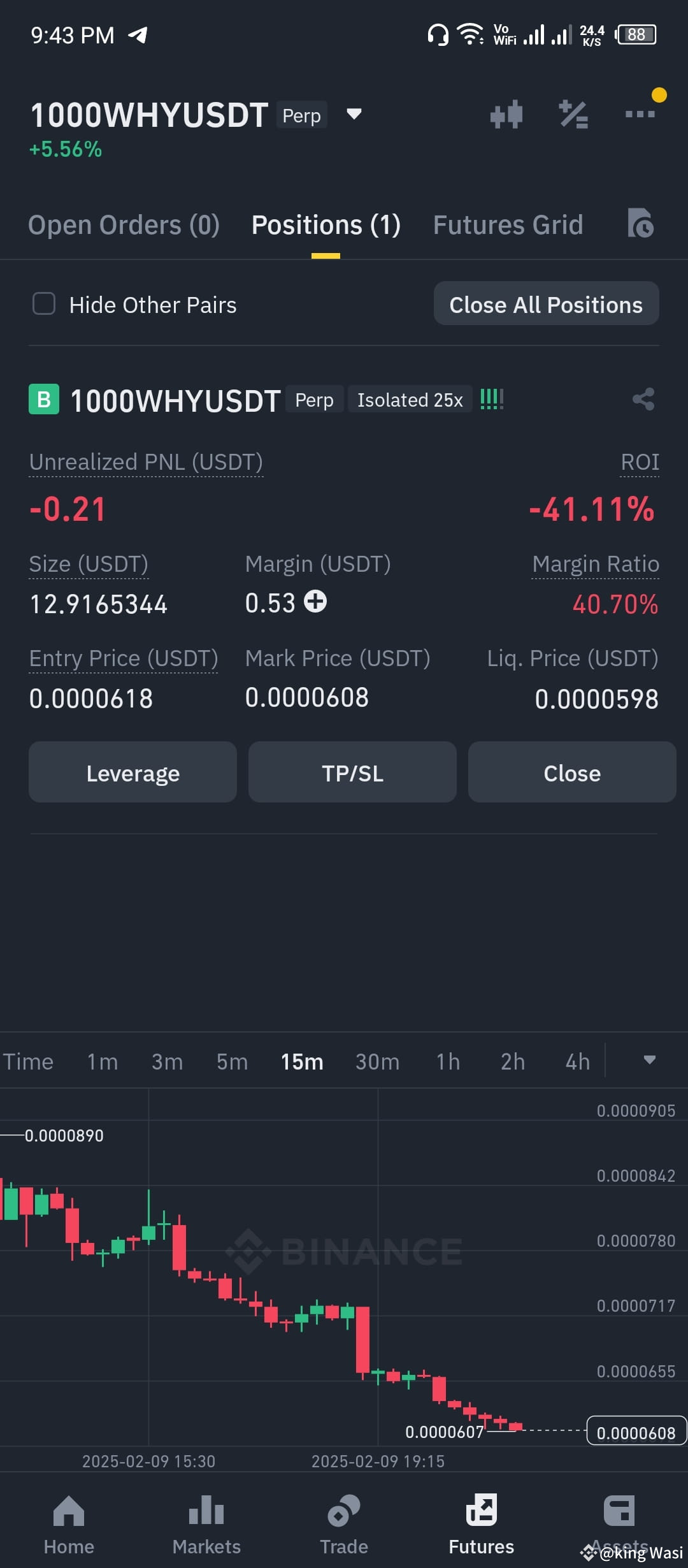 Holor or Close please help me 🥹🥴 | king Wasi on Binance Square