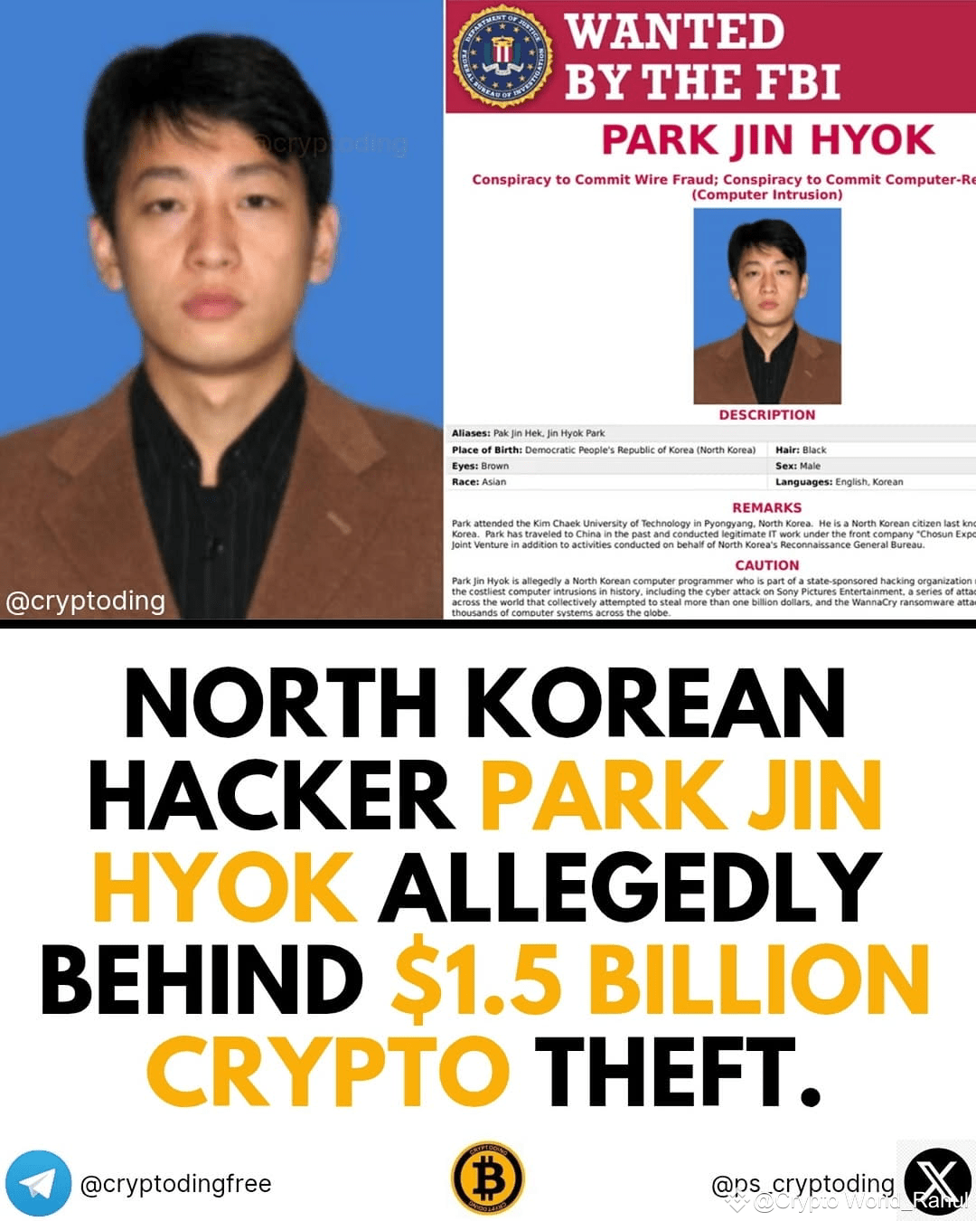 The crypto world is in shock after a massive hack on Bybit, | Crypto World_Rahul on Binance Square