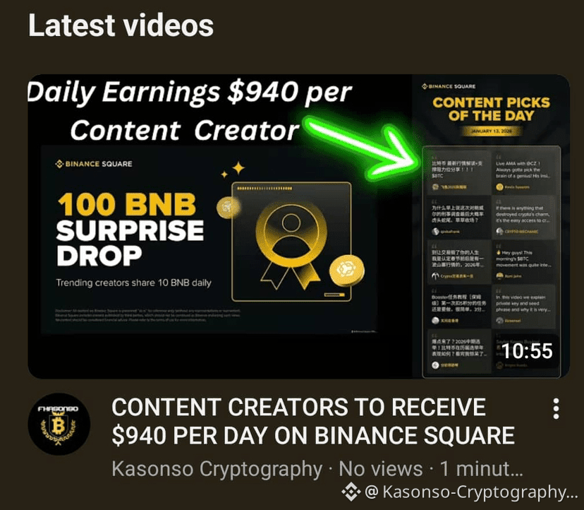 Binance Square Starts Paying Creators Daily in BNB: Don’t Sleep on This ...