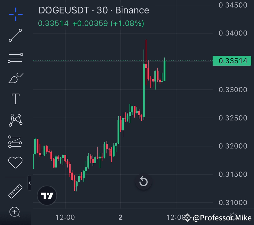 $DOGE Bull Run Confirmed! 🔥💯 $DOGE USDT just broke resis | Professor Mike on Binance Square