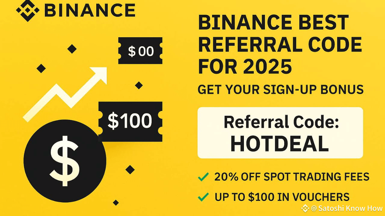 Binance Best Referral Code For 2025 - Get Your Sign-Up Bonus | Satoshi Know How on Binance Square