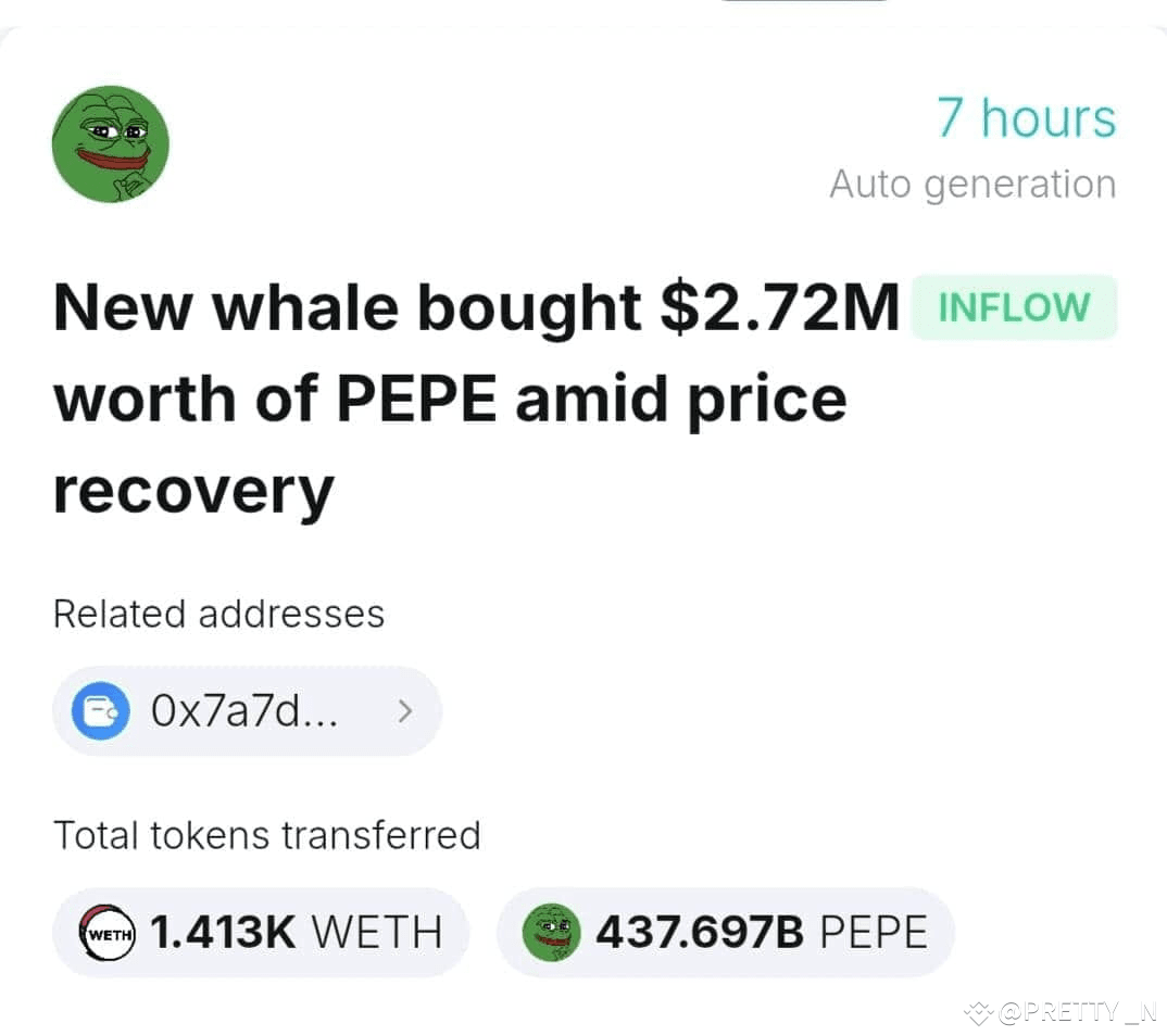 🚨 *PEPE Coin Surge: Whale Makes a Big Splash – Should You J | PRETTY _N on Binance Square