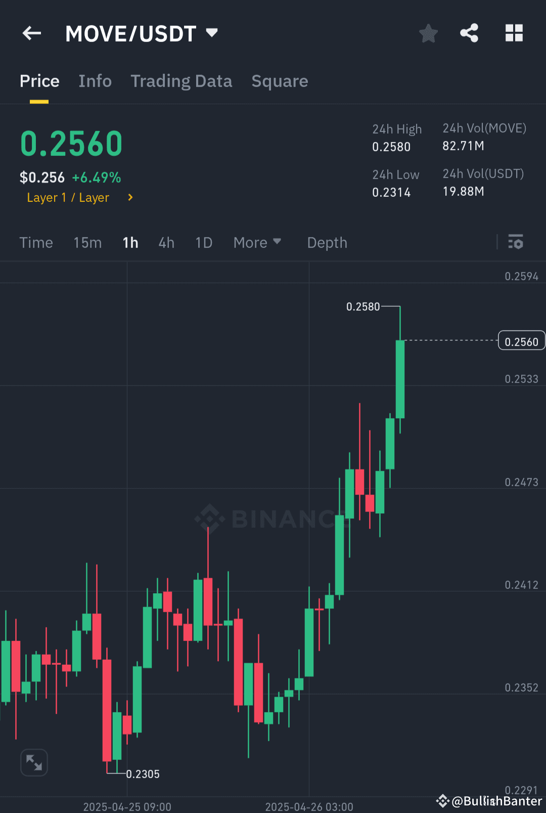 $MOVE /USDT LONG TRADE SIGNAL – Targeting $0.30 Entry Price | BullishBanter on Binance Square