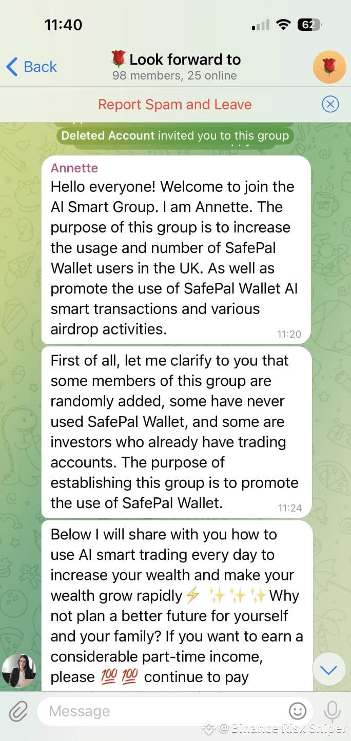 🚨 Peringatan Penipuan Pekerjaan: Dompet SafePal Menyebar di | Binance ...