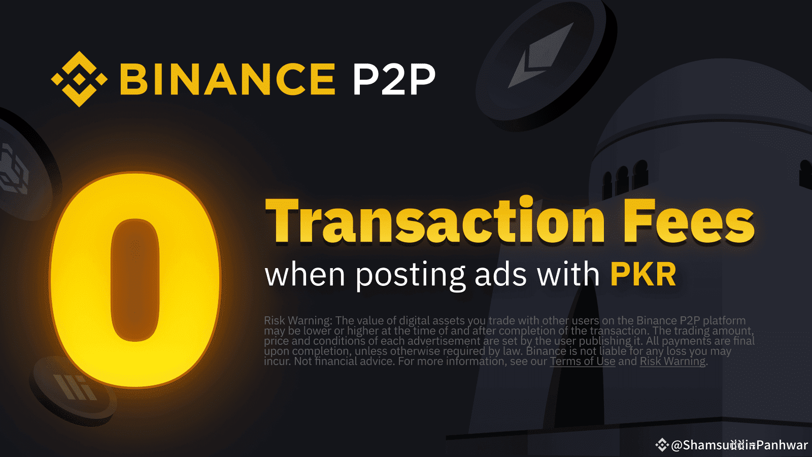 Zero Transaction Fees on Binance P2P for PKR Ads! Great new ...