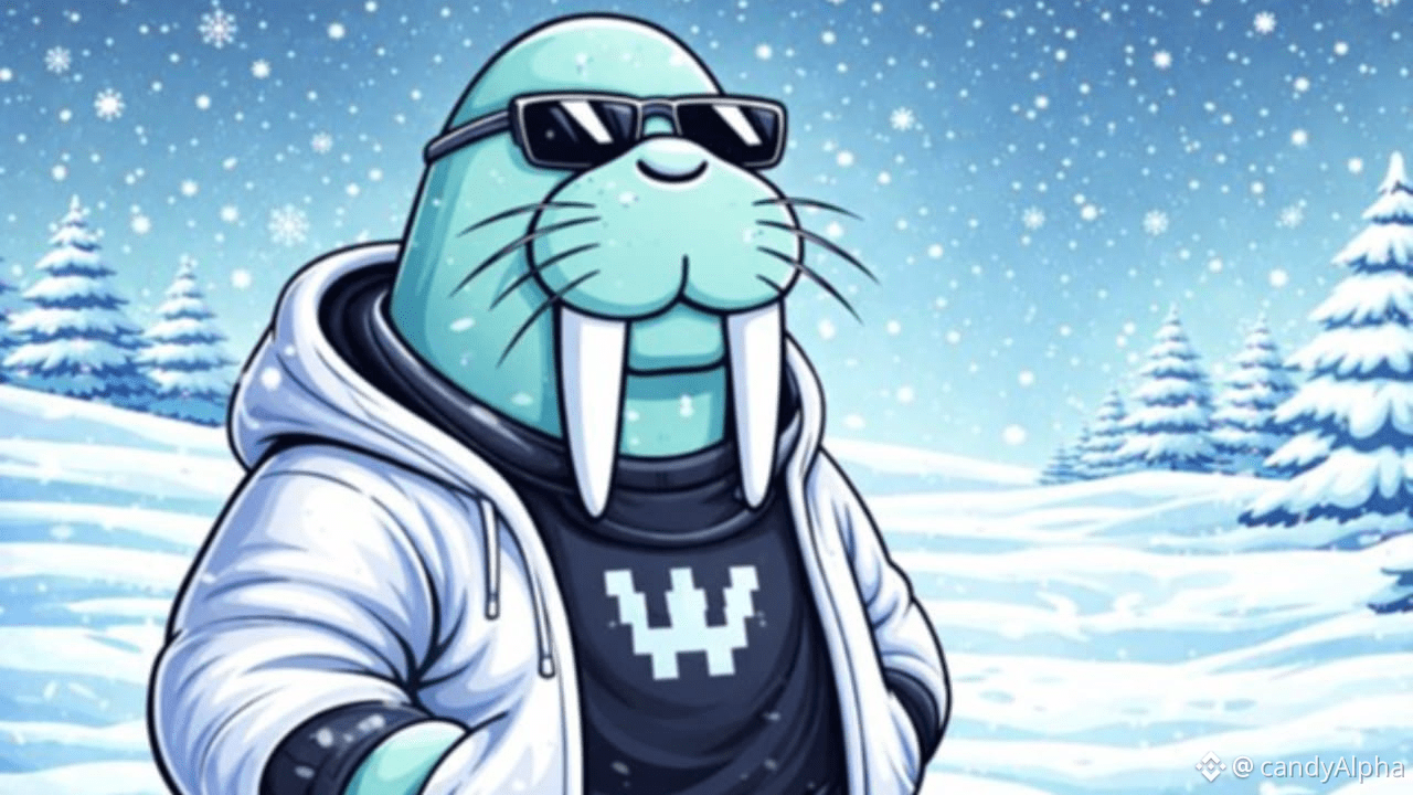 WAL不是梗图——它是让Walrus持续运转的燃料 | candyAlpha发布于币安广场