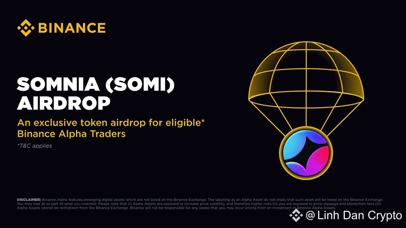 🌟 SOMNIA (SOMI) AIRDROP IS NOW OPEN ON BINANCE ALPHA! 🚀 | Linh Dan ...